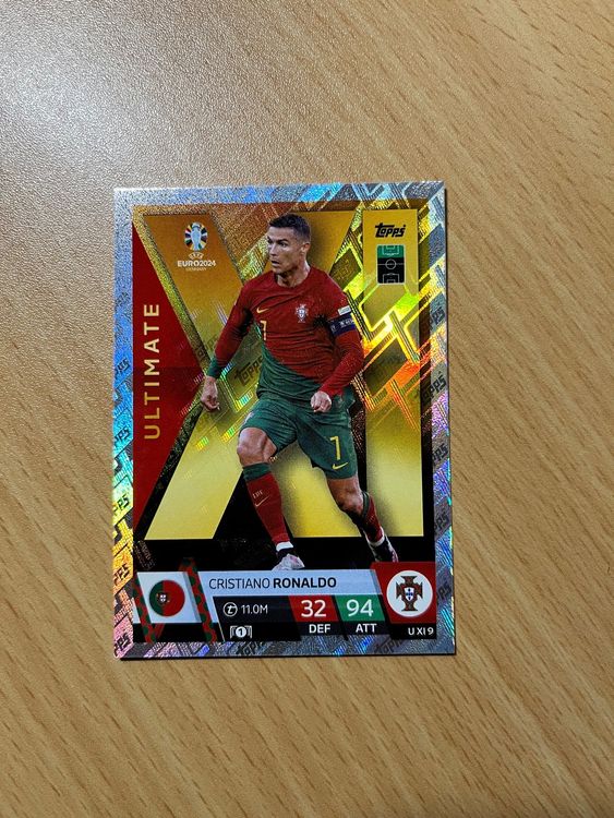 Topps Match Attax Euro 2024 Ultimate Cristiano Ronaldo | Kaufen auf Ricardo