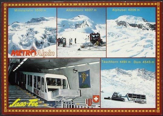 SAAS-FEE mit Bahn Metro Alpin (Neu (gemäss Beschreibung)) in Jona für ...
