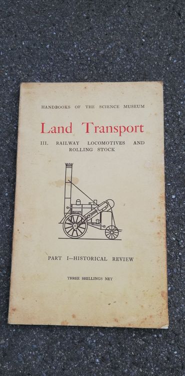 Land Transport III. Railway Locomotives And Rolling Stock (Gebraucht ...