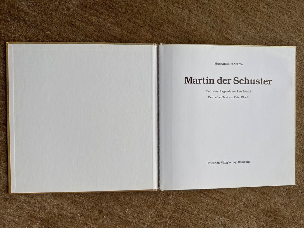 Martin der Schuster - Legende von Leo Tolstoi - (Gebraucht) in Aarau ...