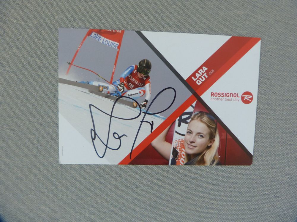 Autogrammkarte Lara Gut | Kaufen auf Ricardo