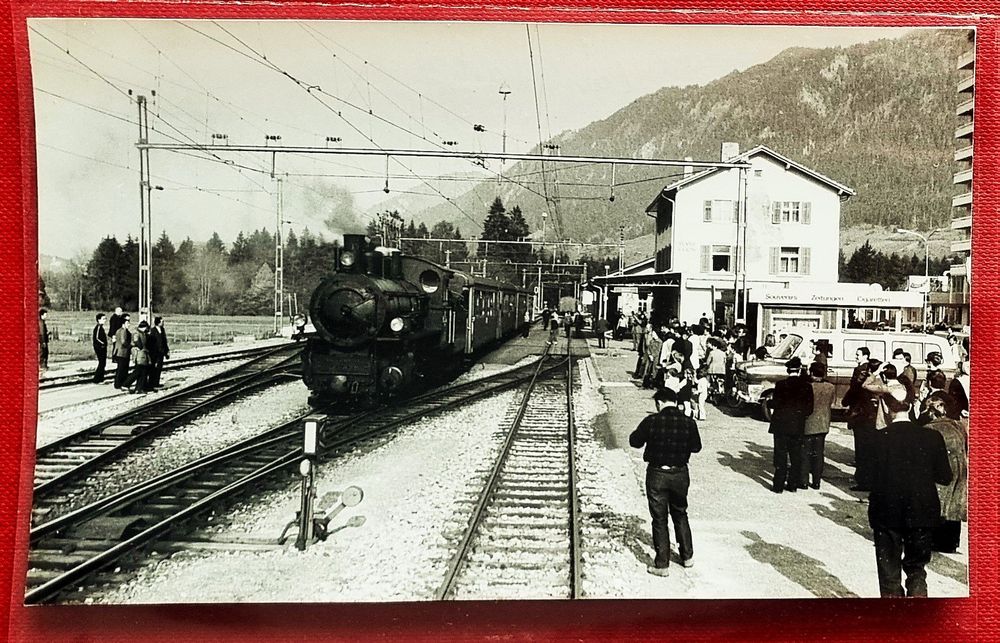 Ilanz - Bahnhof - Rhätische Bahn - Dampflok RhB | Kaufen auf Ricardo