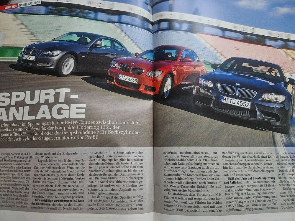 AMS 6/08 BMW 135 335 M3 Land Cruiser AMG CL 65 Bentley C5 xx (Gebraucht ...