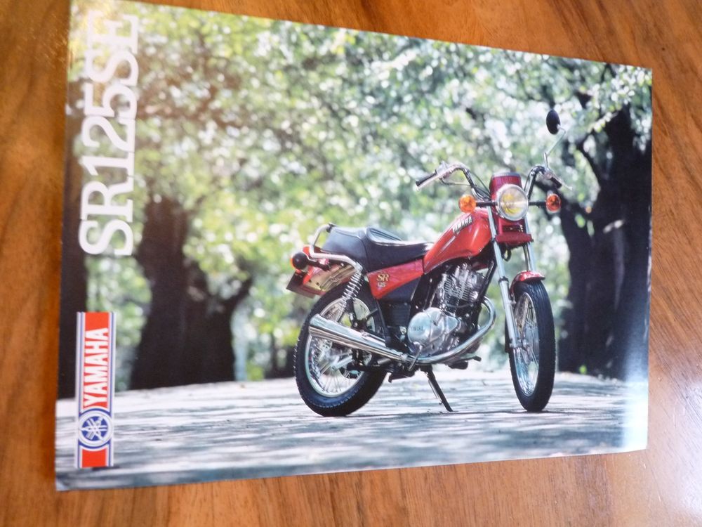 Yamaha SR 125 SE Prospekt, Jahrgang 1982 (Gebraucht) in Huttwil für CHF 10 – mit Lieferung auf ...