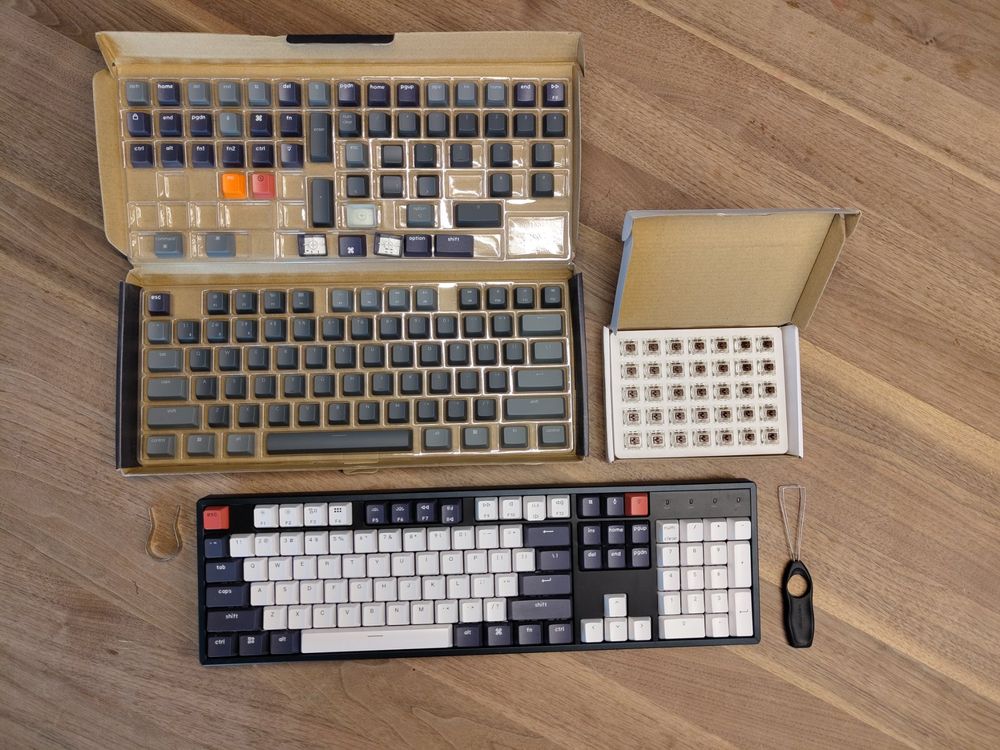 Keychron Keyboard Full-Size inkl. KeySwitches & Caps (Gebraucht) in für ...
