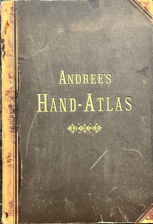 Richard Andree‘s Allgemeiner Handatlas Antike Buch aus 1881 (Gebraucht ...
