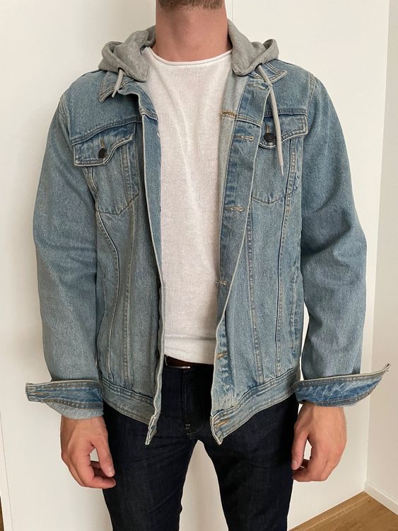 Denim Jeans Jacket with Hoodie YES OR NO by MANOR | Kaufen auf Ricardo