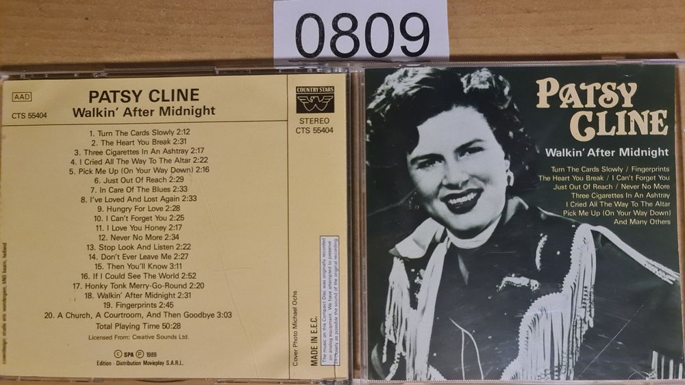 Patsy Cline CD - Walkin' After Midnight, Country Stars🎵🎶📻 (Gebraucht ...