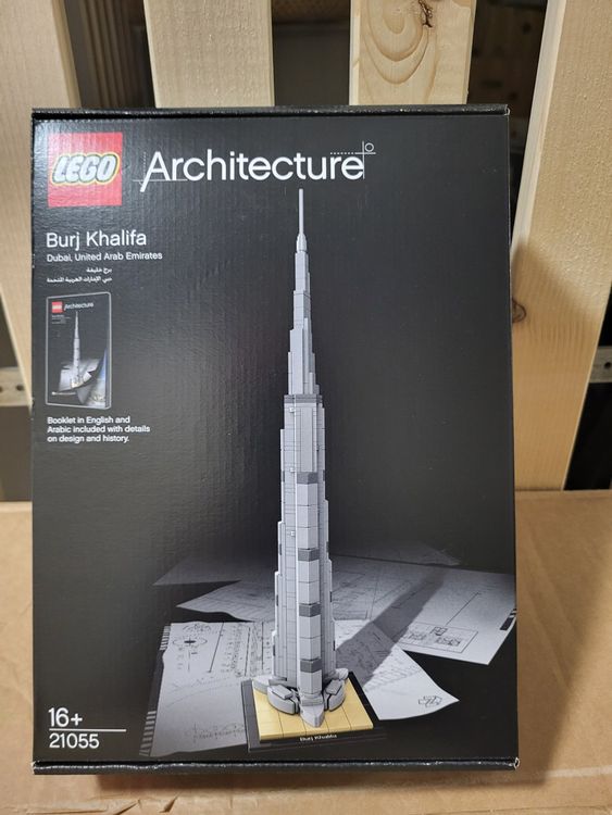 LEGO ARCHITECTURE 21055 BURJ KHALIFA NEU ORIGINAL AUS DUBAI (Neu und ...