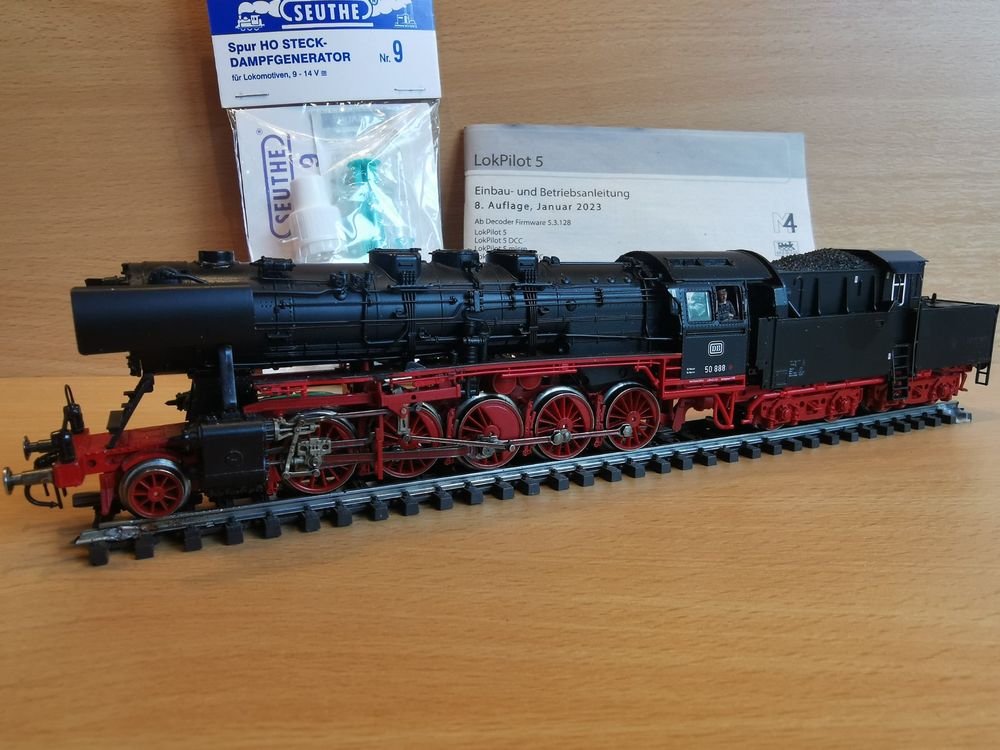 Roco BR50-888 H0, ESU5 digital, LED Licht und Dampf | Kaufen auf Ricardo