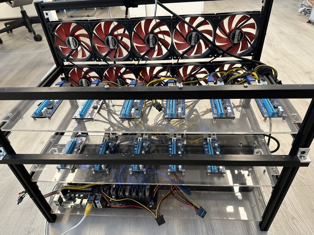 mining rig / rack (Gebraucht) in für CHF 8 – nur Abholung auf Ricardo ...