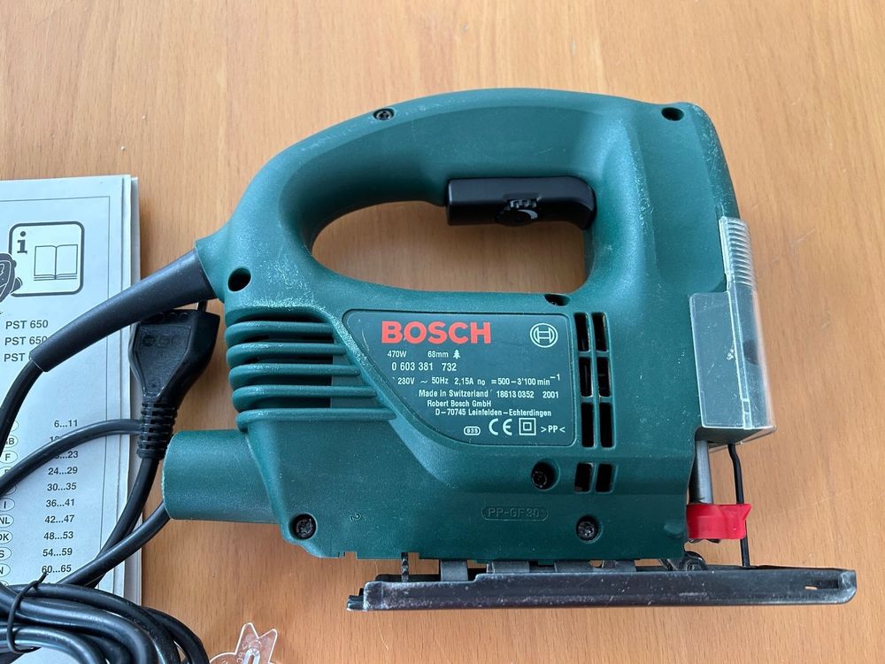 Bosch Stichsäge PST 650 PE made in Switzerland funktioniert (Gebraucht ...