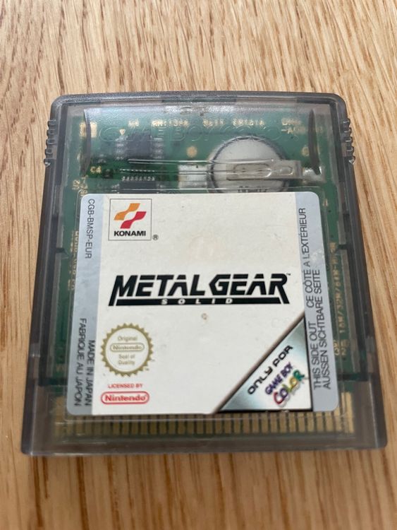 Metal Gear Solid Gameboy Color (Gebraucht) in Rheinfelden für CHF 150 ...