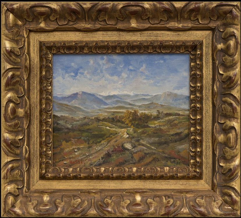 LUIGI ROSSI Luigi Rossi (1853–1923) Ausblick auf Berge (Gebraucht) in ...