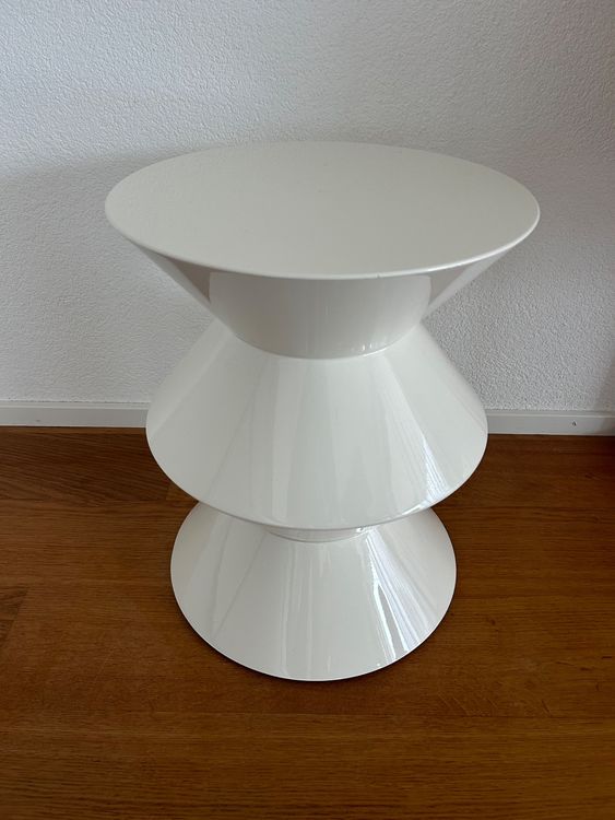 Minotti “Cesar” Beistelltisch in weiss by Rodolfo Dordoni (Gebraucht ...