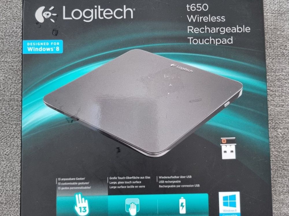 Logitech Wireless Rechargeable Touchpad t650 (Neu und originalverpackt ...