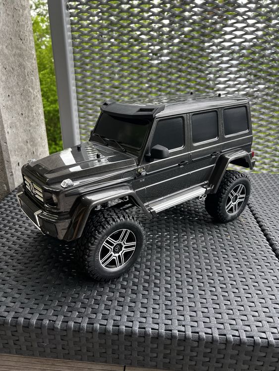 Traxxas TRX-4 Mercedes-Benz G500 Schwarz 4x4 ARTR 1:10 (Neu (gemäss ...