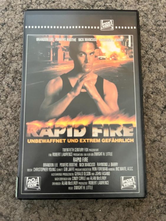 Rapid Fire VHS Brandon Lee Fox Video | Acheter sur Ricardo