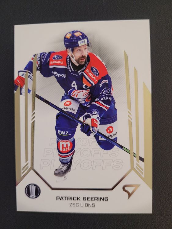 ZSC Lions Patrick Geering Base 2025 Playoffs (Gebraucht) in Bauma für ...