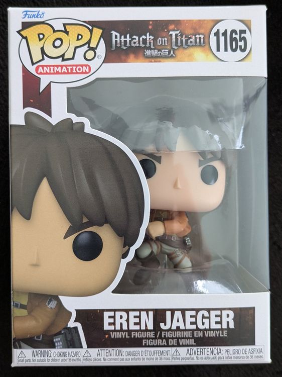 Funko Pop! Attack on Titan - Eren Jaeger #1165 (Neu und ...