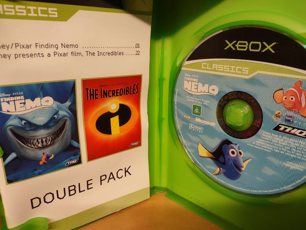 Xbox: Pack Double Disney Pixar - Nemo & Les Indestructibles (D'occasion) à Fribourg pour CHF 4 ...