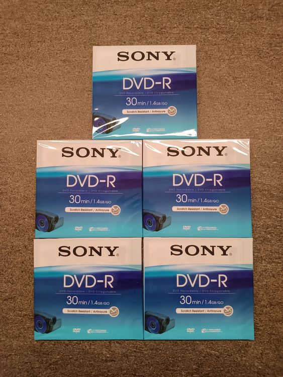 5x Sony Mini DVD-R funktionieren mit modifizertem Gamecube | Kaufen auf ...