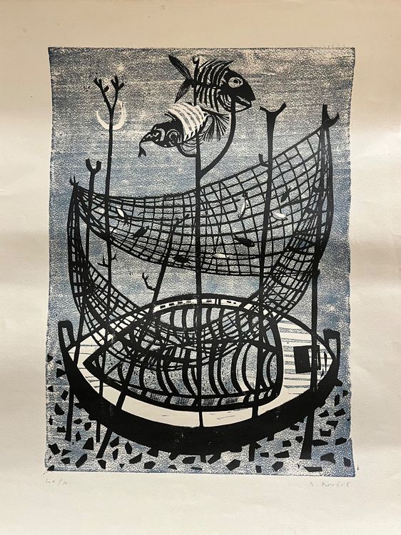 Intressante Lithographi Unleserlich Signiert | Kaufen auf Ricardo