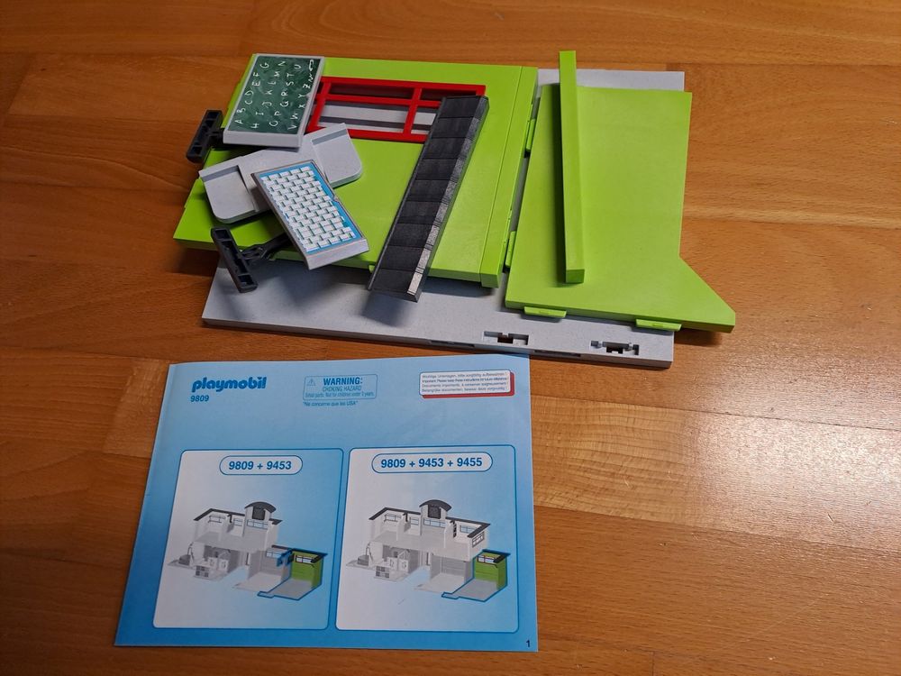 Playmobil Gr. Schule 9453 + 9809 Erweiterung Klassenzimmer | Kaufen auf ...