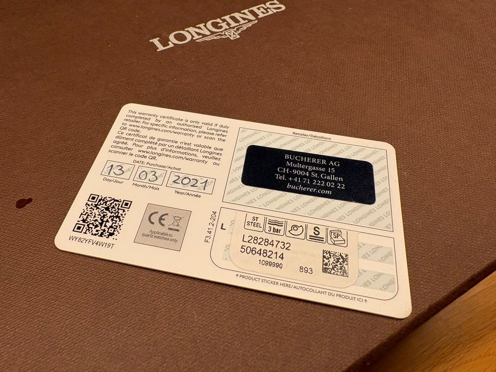 Longines Heritage Sector (NP 2250.-) (Gebraucht) in St. Gallen für CHF ...