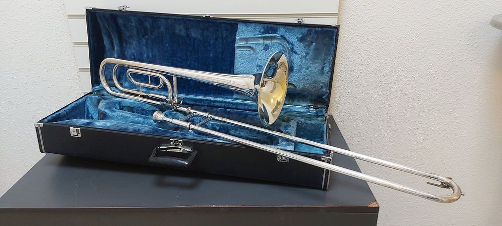 Yamaha Posaune YSL 646 mit Quartventil Silber , inkl.koffer | Acheter ...