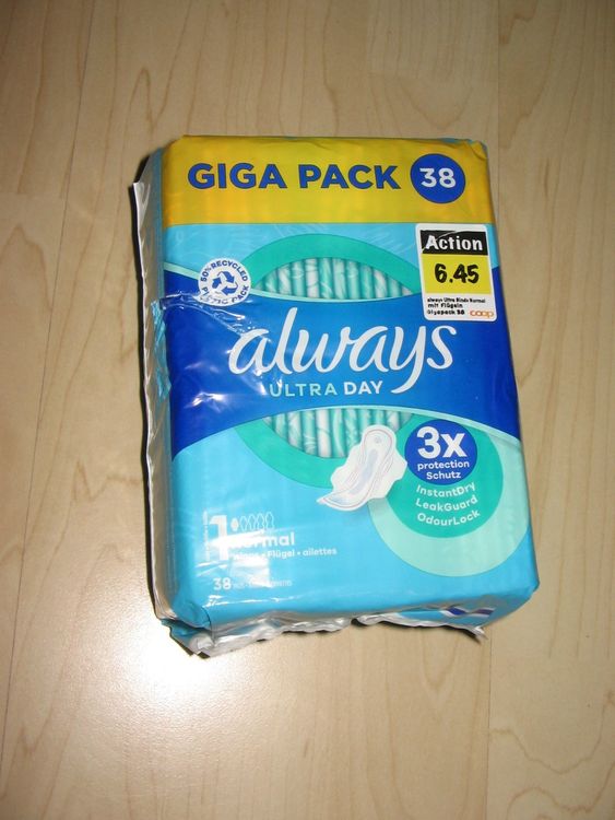 always ultra day normal mit Flügel, 38 Stück (Neu und originalverpackt ...