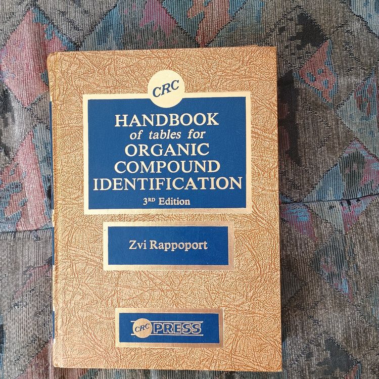 CRC Handbook of tables for ORGANIC COMPOUND IDENTIFICATION (Gebraucht ...