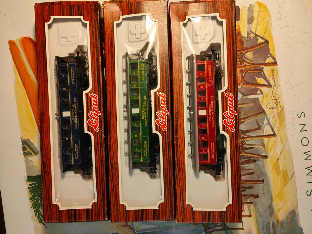 Modelbahn Liliput Feldschlossen Gastezug (Neu und originalverpackt) in ...