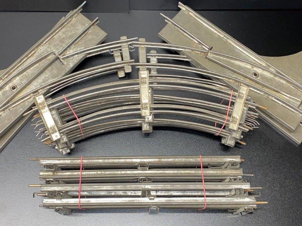 Bahnhof Bing Hornby Schienen Weichen Spur 0 KB div Blechbahn | Kaufen ...