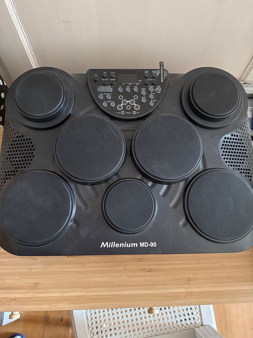 E-Schlagzeug/E-Drum-Set Millennium MD-90 mit Zubehör (Gebraucht) in ...