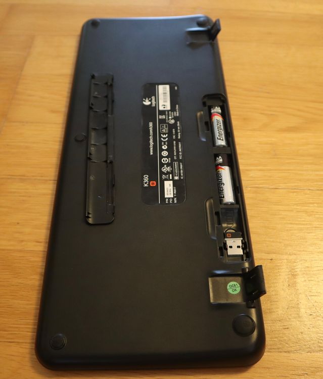 Logitech Wireless Keyboard K360, Fingerprint Flowers (Gebraucht) in ...