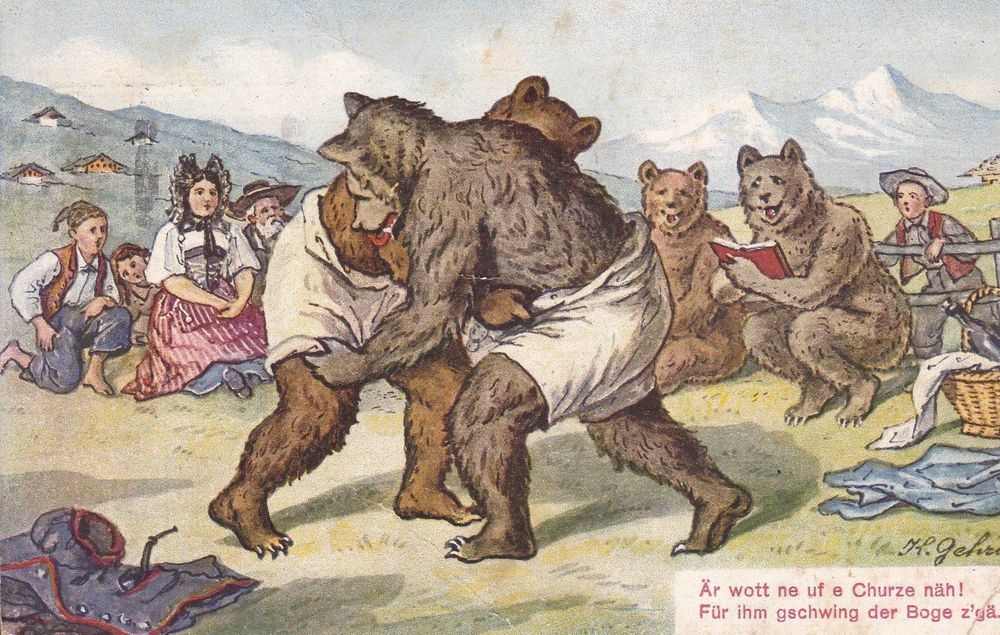 BÄREN - Schwingfest - GEHRI - 1921 (Gebraucht) in Rapperswil-Jona für ...