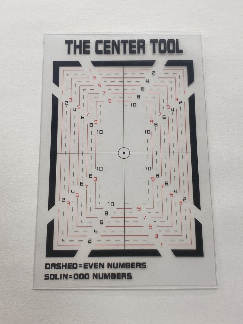 The Center Tool Trading Card Centering Grading PSA Beckett (Gebraucht ...