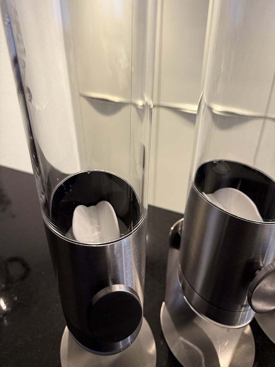 3x AdHoc Müesli-Spender aus Edelstahl - Top Zustand! (Gebraucht) in ...