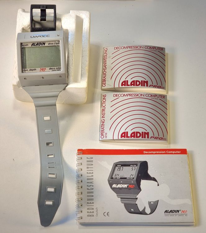 UWATEC Tauchcomputer ALADIN PRO (Batterie muss gewechselt) (Gebraucht ...