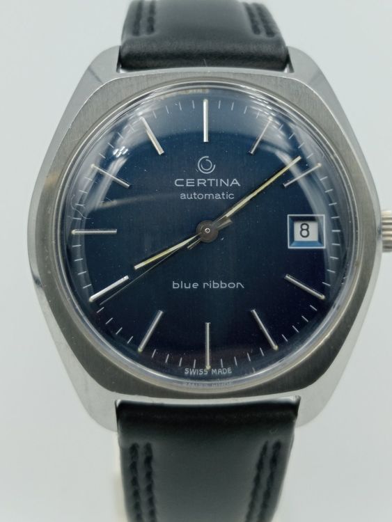 Certina Automatik Herrenuhr Vintage • Blue ribbon | Kaufen auf Ricardo