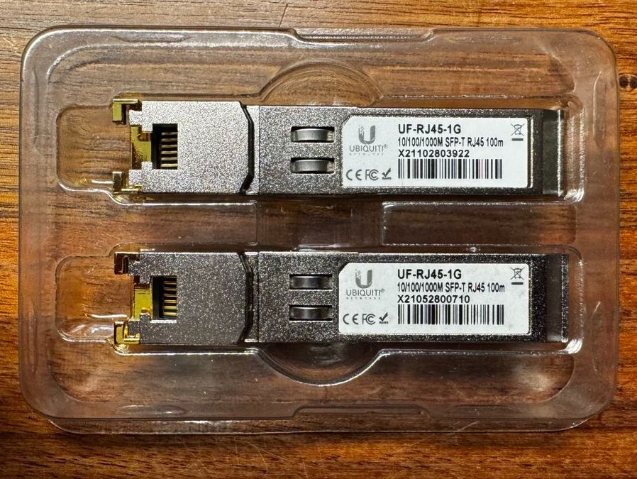 2x Ubiquiti UF-RJ45-1G SFP Modul (Neu (gemäss Beschreibung)) in Goldach ...