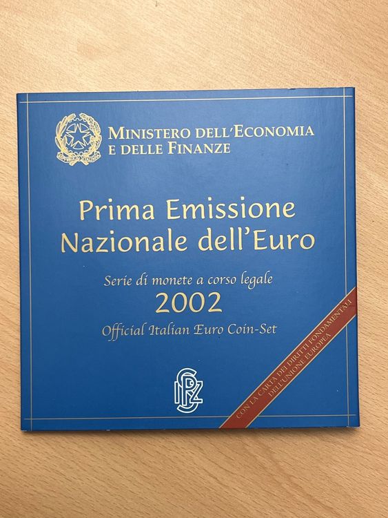 Italien Euro-KMS 2002 – erste nationale Euro-Ausgabe (Neu und ...