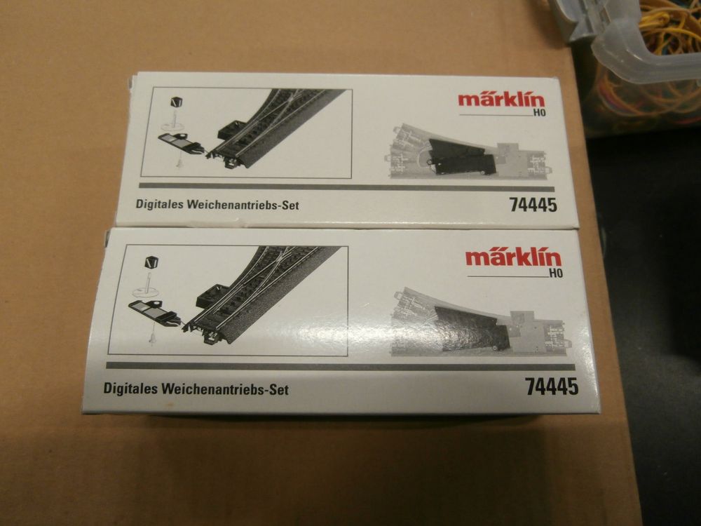 Märklin74445 2x Weichenantriebset Neu,OVP | Kaufen auf Ricardo