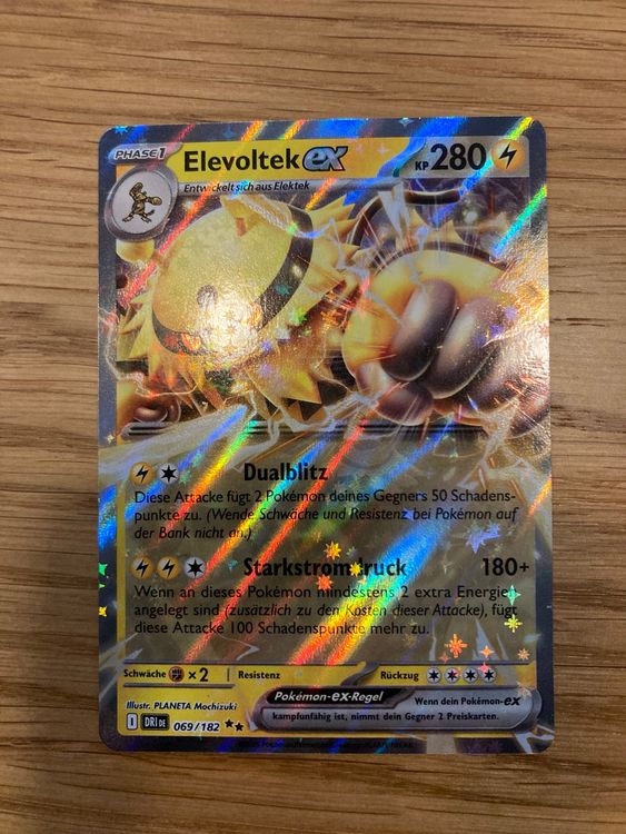 Elevoltek ex Ewige Rivalen Rare DRI deutsch DE Pokemon (Neu (gemäss ...