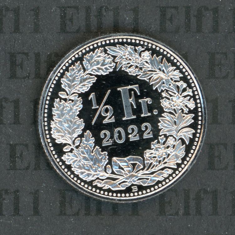 CHF___0.50 2022 stgl * aus Stgl-Münzsatz! 50 Rappen (Neu (gemäss Beschreibung)) in Widnau für ...