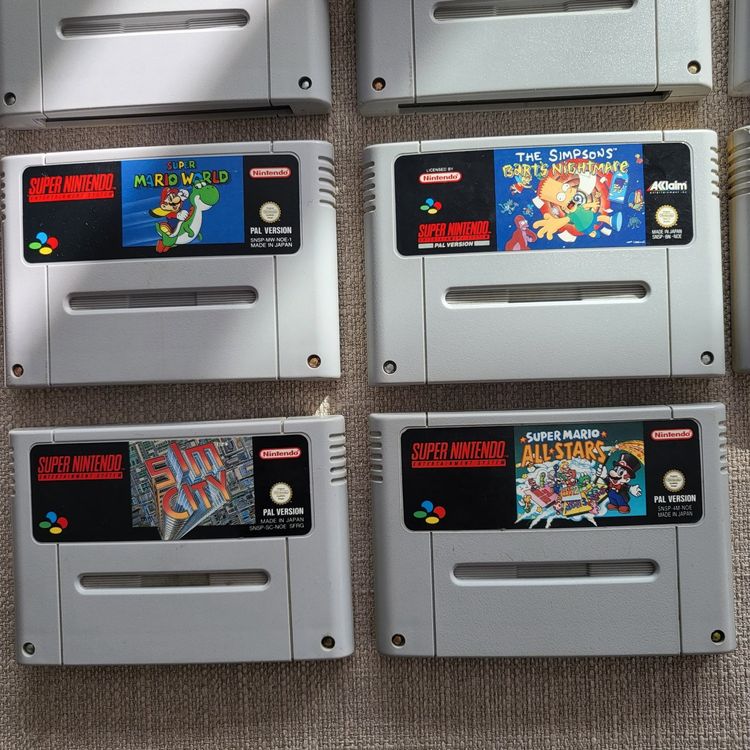 Super Nintendo SNES Konsole + 8 Spiele | Kaufen auf Ricardo