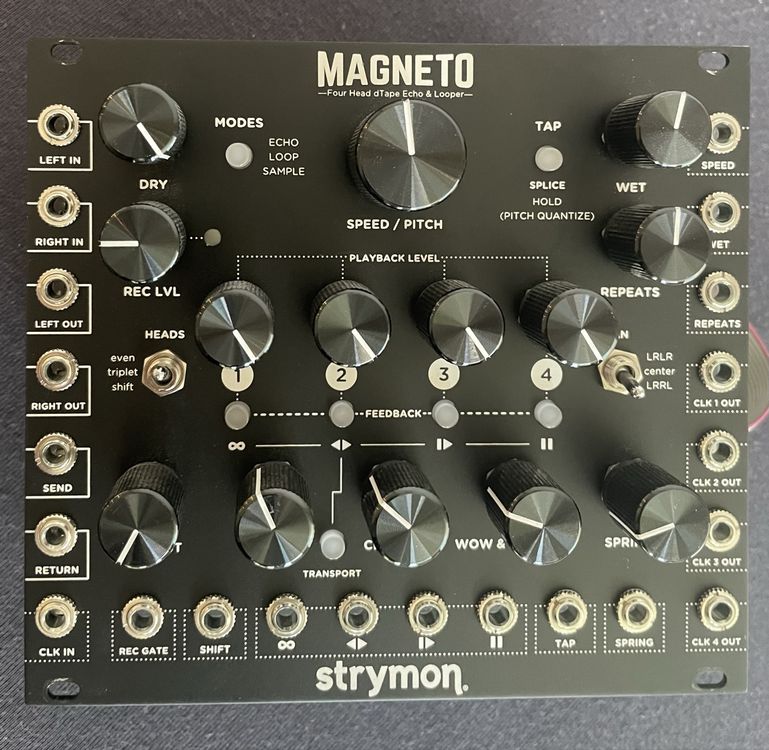 Strymon Magneto – Four-Head Tape Echo & Looper (Eurorack) (Gebraucht ...