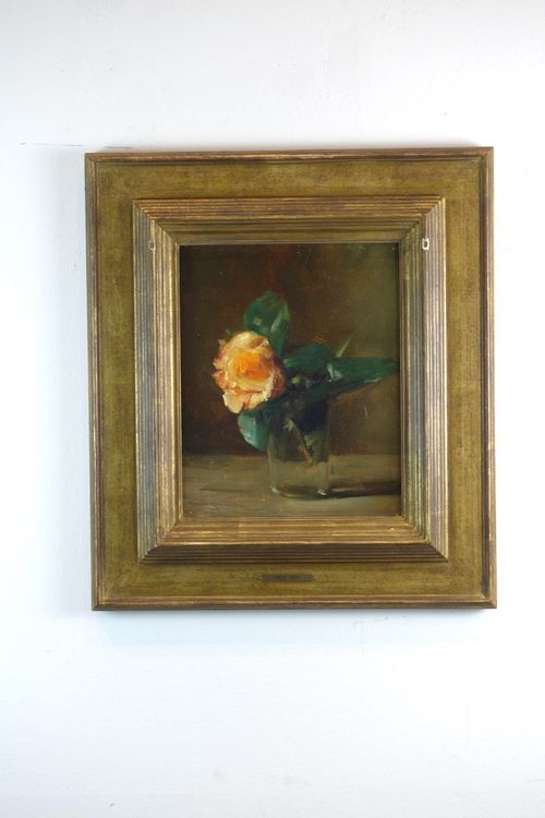 Werner Weber, Schweizer Kunst, Stillleben mit Rose (Gebraucht) in Zumikon für CHF 153 – mit ...