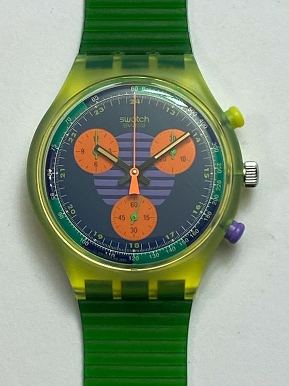 Swatch Chrono - 1991 - Neo Wave - SCJ100 - NEU (Neu und ...